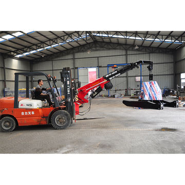 Buy Wholesale China Hydraulic Mini Telescopic Boom Forklift Truck Crane ...