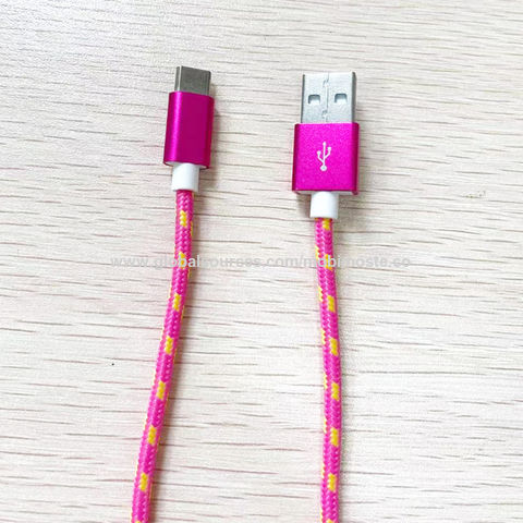 Buy Wholesale China Usb Cable, Usb To Usb C Cable, Fabric Usb Type C ...