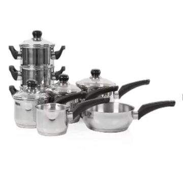 Buy Wholesale India Stainless Steel 8/12pcs European Home Cookware Set ...