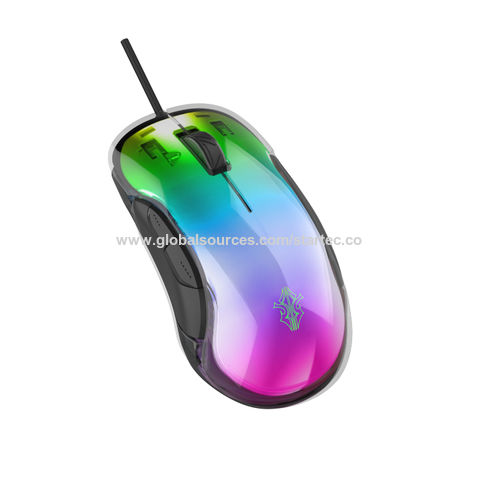 Special Crystal Cover Fascinating RGB Lights Gaming Mouse ST-GM628 ...