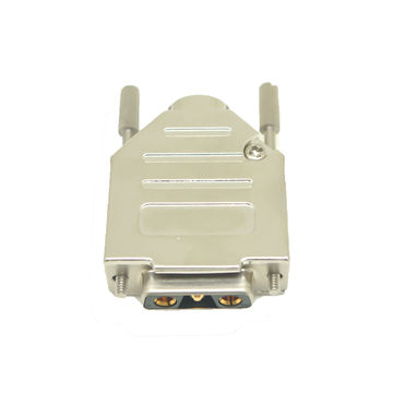 Customized DB 15 shielded Crimp solder pins male female 180 degree 15 pin D-sub connector hood ...