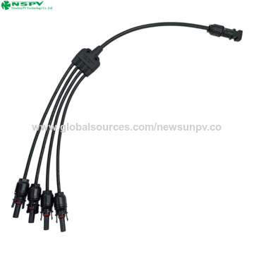 Buy Wholesale China 1000v Solar Cable Assembly 4-in-1 Type Wiring ...