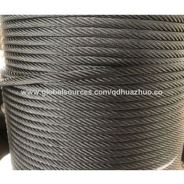 China 8X19S +IWRC elevator wire rope (steel core) , packed in reels on ...