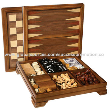 Promotional Walnut 7-Games-in-1 Combination Game Set, Board games - Buy ...