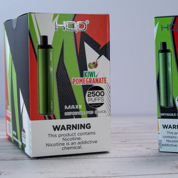 China Hqd Maxx Disposable Pod Device 1400mAh Battery 8ml Cartridge More Than 2500 Puffs 50mg ...