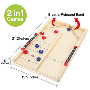 Buy Wholesale China Fast Sling Puck Game Shuffleboard 2 In 1 Tabletop ...