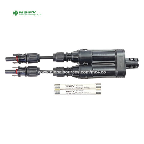 Buy Wholesale China Solar 2fc In 1mc Branch Connector With Inline Fuse ...