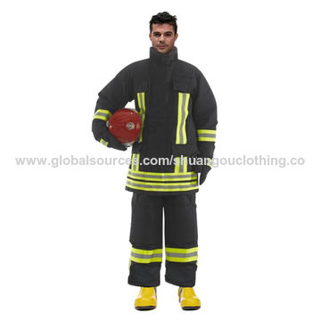 Buy Wholesale China Reflective European Standard Fire Fight Suit & Fire ...