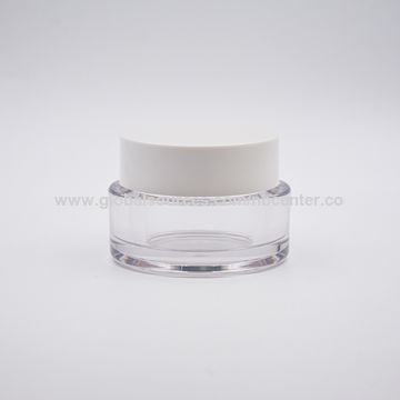 High quality square cream jar acrylic jar color Customed for cosmestic ...