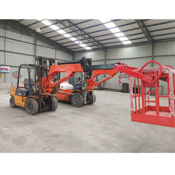 Hydraulic Excavator Forklift Crane Attachment Cd105, Forklift Jib Crane ...