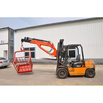 Brand New Hydraulic Arm Forklift Boom Crane Attachment, forklift jib ...