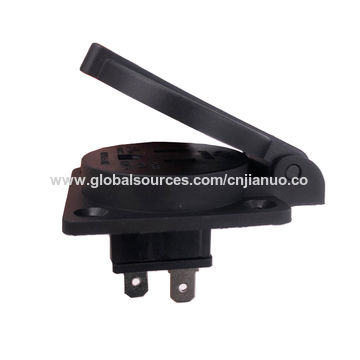 Panel mount Nema 5-15R receptacle waterproof socket outlet, Panel mount ...