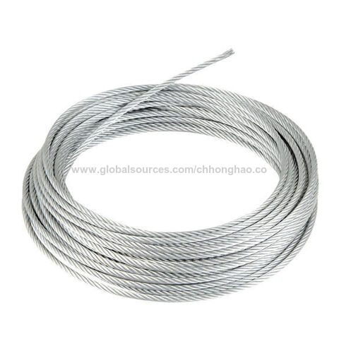 Buy Wholesale China 7x7 7x19 1x7 1x19 Galvanized Steel Wire Rope ...
