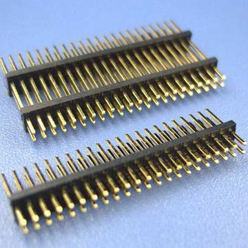 Buy Wholesale China Pin Header, Dual Row Straight Dip Type 1.27mm & Pin ...