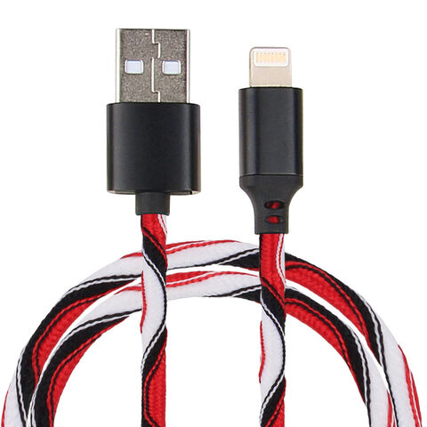 Buy Wholesale China High Speed Rainbow Color Embossed Nylon Braided ...