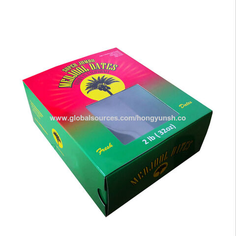 Buy Wholesale China Custom Cardboard Paper Dates Medjool Organic Box ...