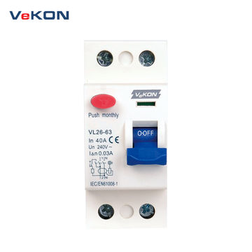 China High-rise Buildings VL26-63 2P 30mA 100mA 300mA Residual Current ...