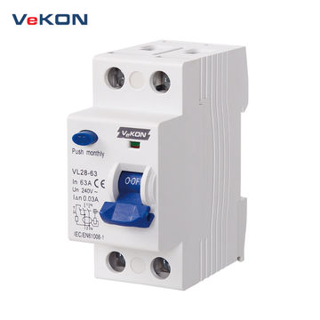 Buy Wholesale China Vl28-63 2p 63a 30ma Residual Current Circuit ...