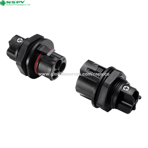 500V AC 3 pin connector Solar PV parts for solar system small size ...