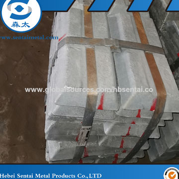 China Zinc ingots Zinc block 99.9% with factory price on Global Sources ...