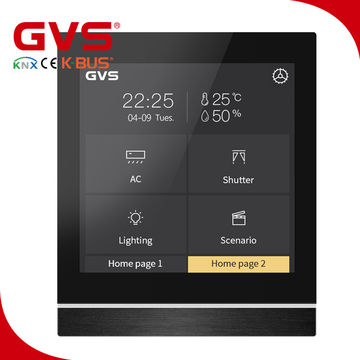 Knx K-bus 4inch Smart Touch Control Panel V40,black - China Wholesale ...