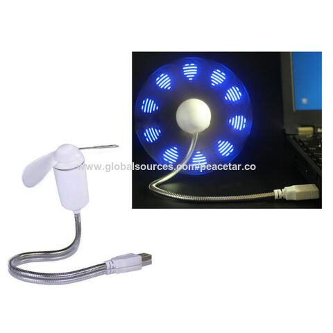 Buy Hong Kong SAR Wholesale Led Flashing Fan With Pvc Fan Blades And ...