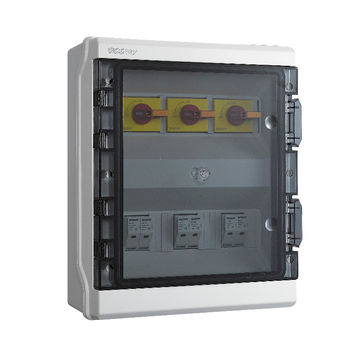 DC ISOLATOR BOX IP65 ENCLOSURE THREE STRINGS WITH FUSE BHS-3, 3 STRINGS ...