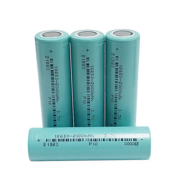 Factory/Manufacturer Rechargeable Li Ion 3.7V 2000mAh 7.4wh Li-ion 18650 Lithium Ion Battery ...