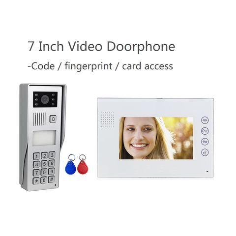 China Video Intercom video surveillance 4 wire video door phone ...