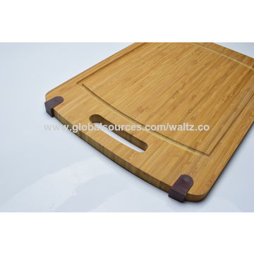 China Bamboo Cutting Board with Juice Catching Groove,easily cleaning ...