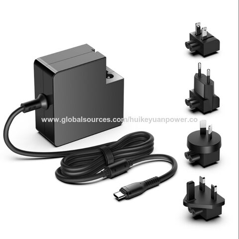 Ul/iec62368-1 Standard Usb Type-c Power Adapter, Interchangeable Plugs ...