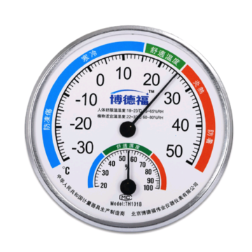 Temperature and humidity meter, Mechanical thermometer Thermometer ...