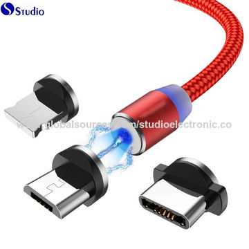 Buy Wholesale China 3 In 1 Detchable Magnetic Type C Port For Magnetic ...