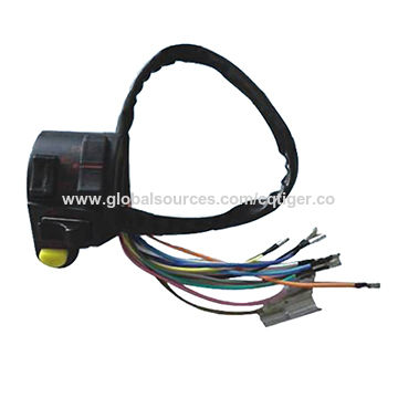 China Motorcycle handle bar switch button assy CG125,ON and OFF switch ...
