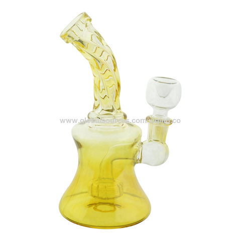 China Glass bong Fancy design bong drain water inner perc glass smoking ...