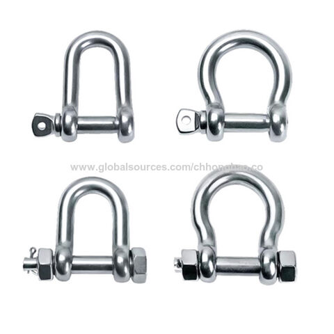 China High Polished Shackle Horseshoe and D-shaped AISI304/316 ...
