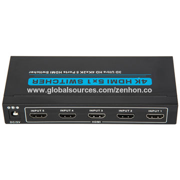 Buy Wholesale China Hdmi 5x1 Switcher (3d Ultra Hd 4kx2k) & Hdmi Switch ...