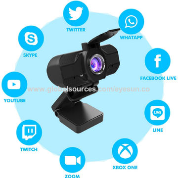 China HD Webcam with Privacy Shutter, 1080p Streaming Web Camera ...