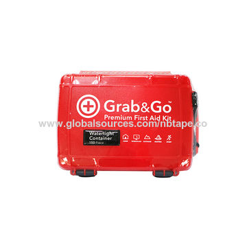 China Plastic first aid kit Red Hard Shell plastic kit car kit 154pcs ...