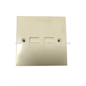 2 Port UK Telephone Face Plate, UK Faceplates 2 Port Faceplates ...