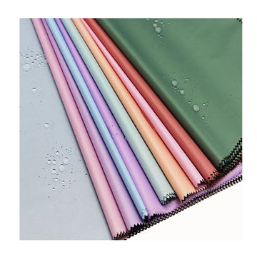 China 100% Polyester Pu Coating Pongee Fabric Waterproof Pongee Fabric ...