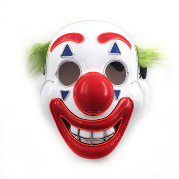 Buy Wholesale China 2021 Halloween Decoration Light Up Led Clown Mask ...