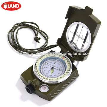 Military Army Metal Sighting Compass Survival Gear Multi-functional ...
