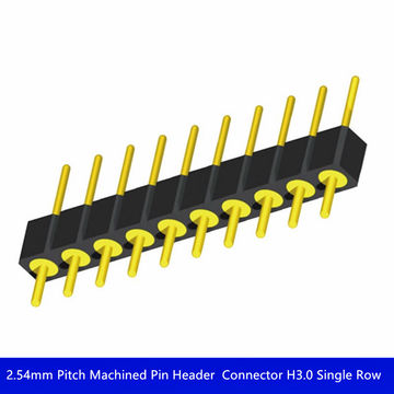 Buy Wholesale China Hc2.54mm Pitch Machined Pin Header Connector H3.0 ...