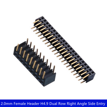 Buy Wholesale China 2.0x4.9mm Dual Row Female Header Connectors Pc ...