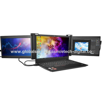 Mobile monitor dual screen promptly and two 10.1 inch 1080P display to ...