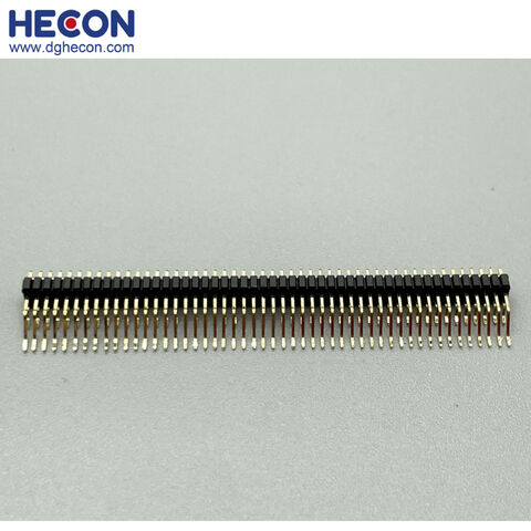 Buy Wholesale China 1.0mm Pin Header H1.0 Dual Row Right Angle Smt ...