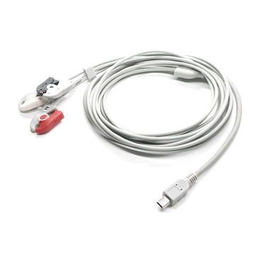 China Mini USB 5P To ECG Electrode Clip Lead Wire ECG EKG Cable on ...