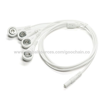 Buy Wholesale China 4 In 1 Ekg Snap Cable With 2.0 Pin Female Port ,4 ...