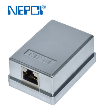 Buy Wholesale China Stp Cat6a Rj45 Jack Box Xjy-ne-179as Single Port ...